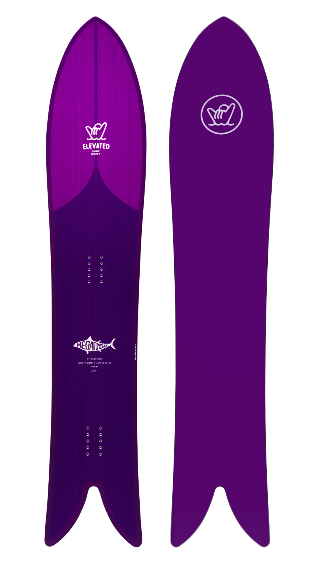 Snowboards Shaped For Surfers | Elevated Surf Craft