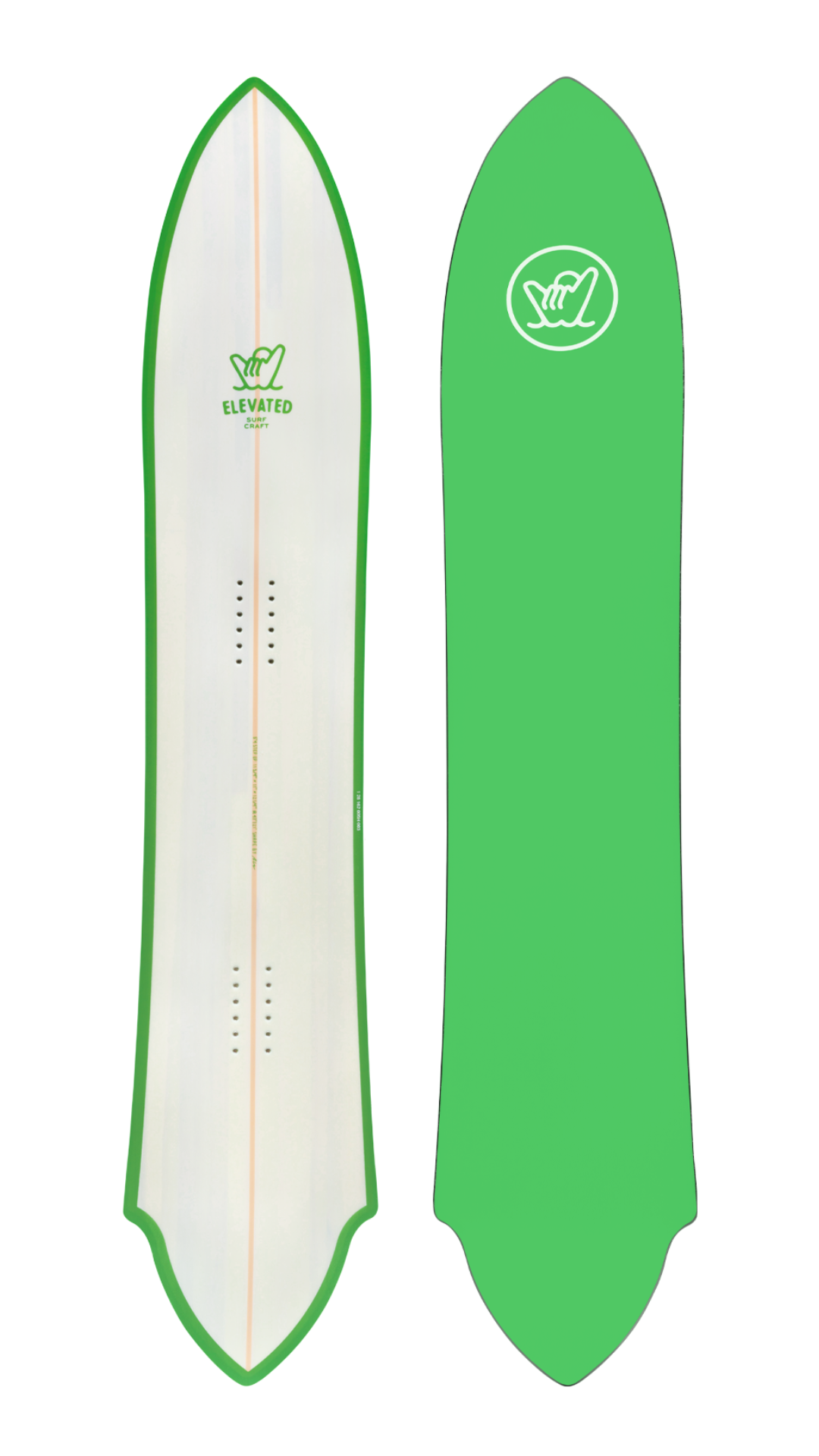 Snowboards Shaped For Surfers | Elevated Surf Craft