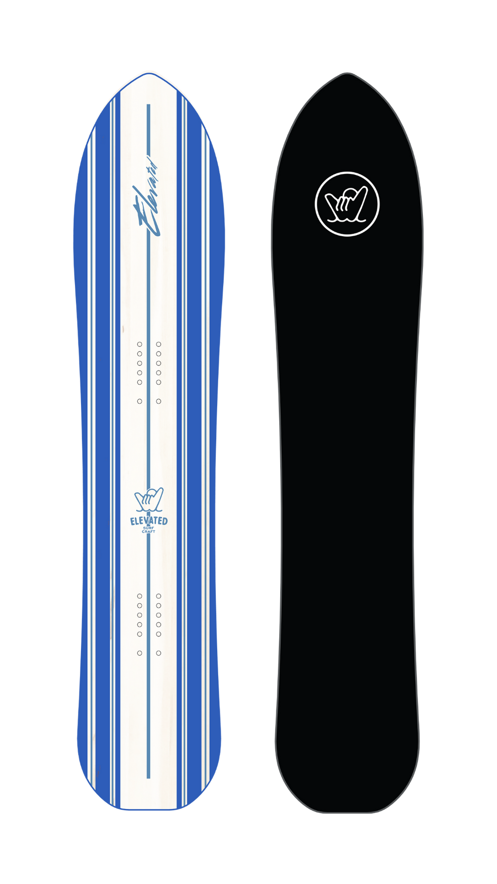 Snowboards Shaped For Surfers | Elevated Surf Craft