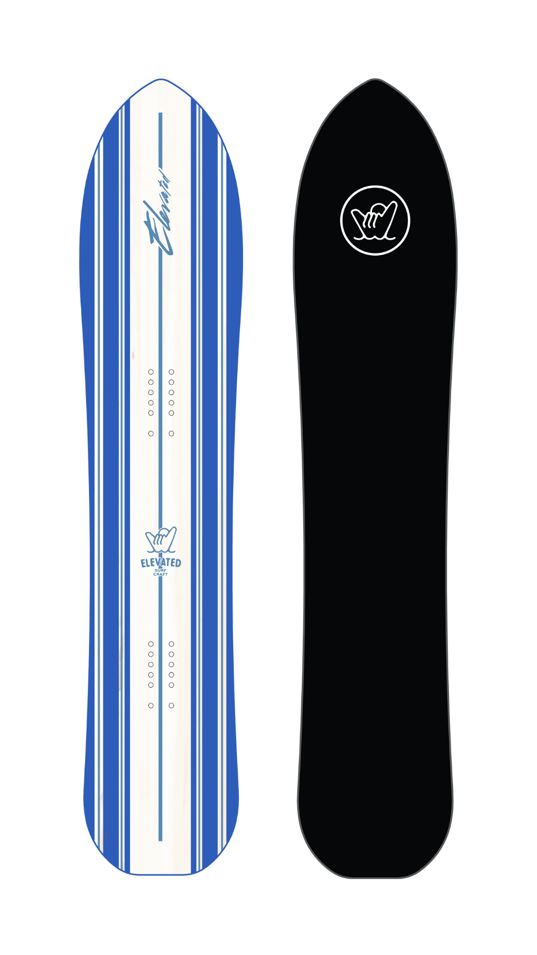 Snowboards Shaped For Surfers | Elevated Surf Craft