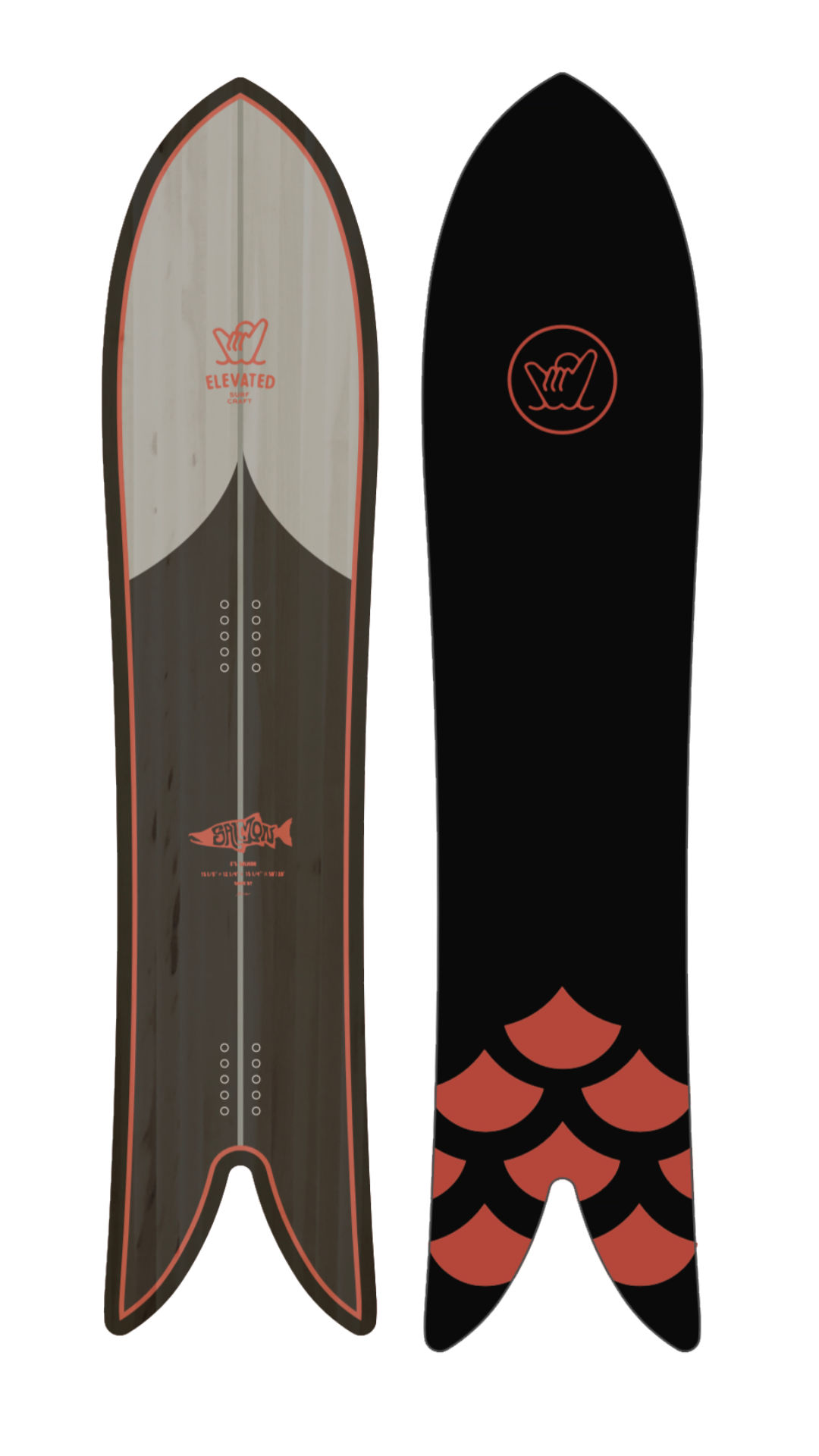 Snowboards Shaped For Surfers | Elevated Surf Craft