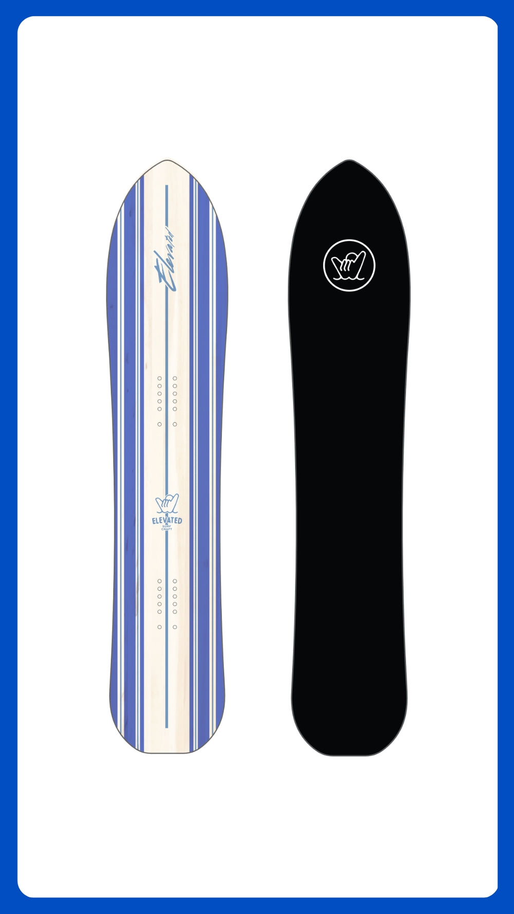 Snowboards Shaped For Surfers | Elevated Surf Craft