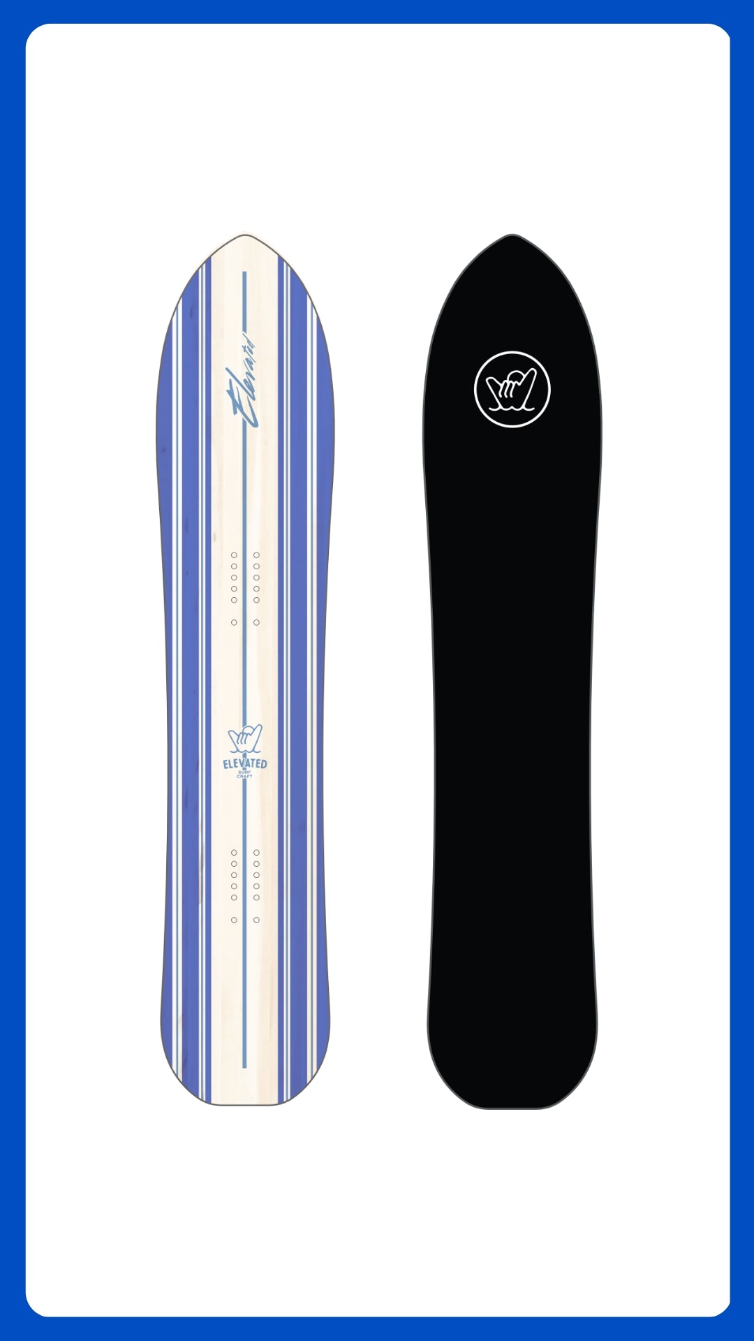 Snowboards Shaped For Surfers | Elevated Surf Craft