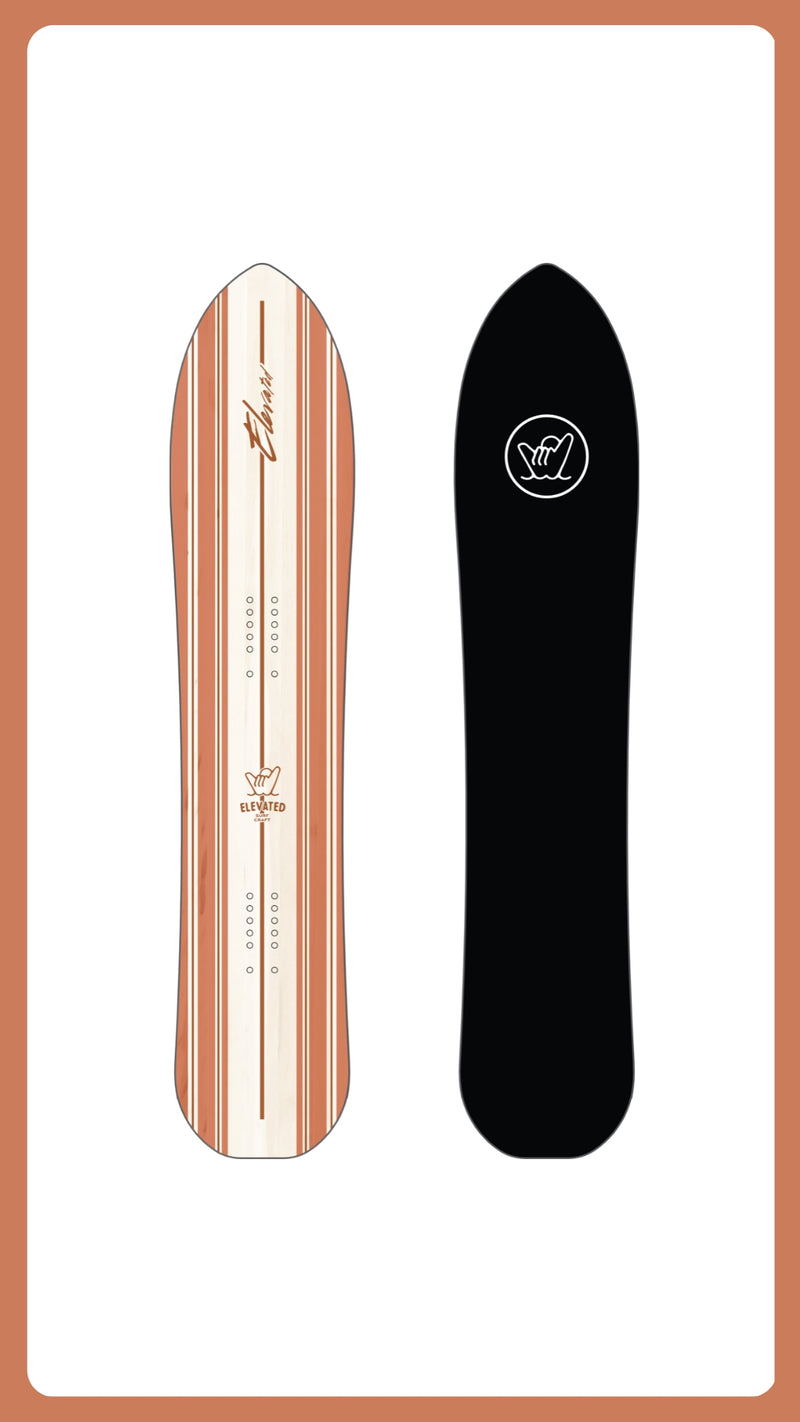 Snowboards Shaped For Surfers | Elevated Surf Craft